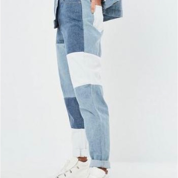 Missguided | Jeans | Petite Riot Hw Patchwork Mom Jeanco Ordblue | Poshmark